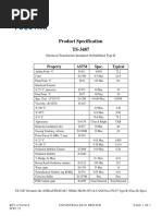 Hyvolt II Transformer Oil Properties | PDF | Physical Sciences | Materials