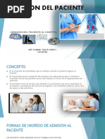 Proceso de Admision y Alta Del Paciente Hospitalizado | PDF | Hospital ...