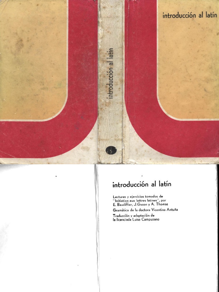 Libro+Introduccion+Al+Latin 1 | PDF