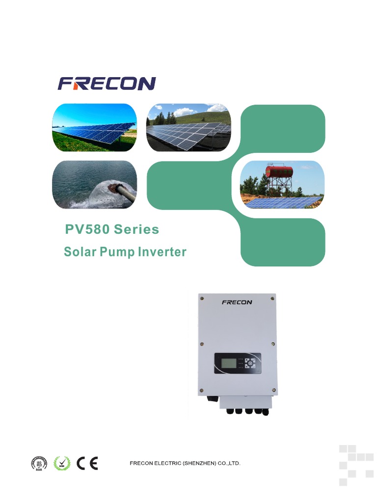 PV580 Series Solar Pump Inverter en 202204 V1.2 | PDF | Power Inverter ...
