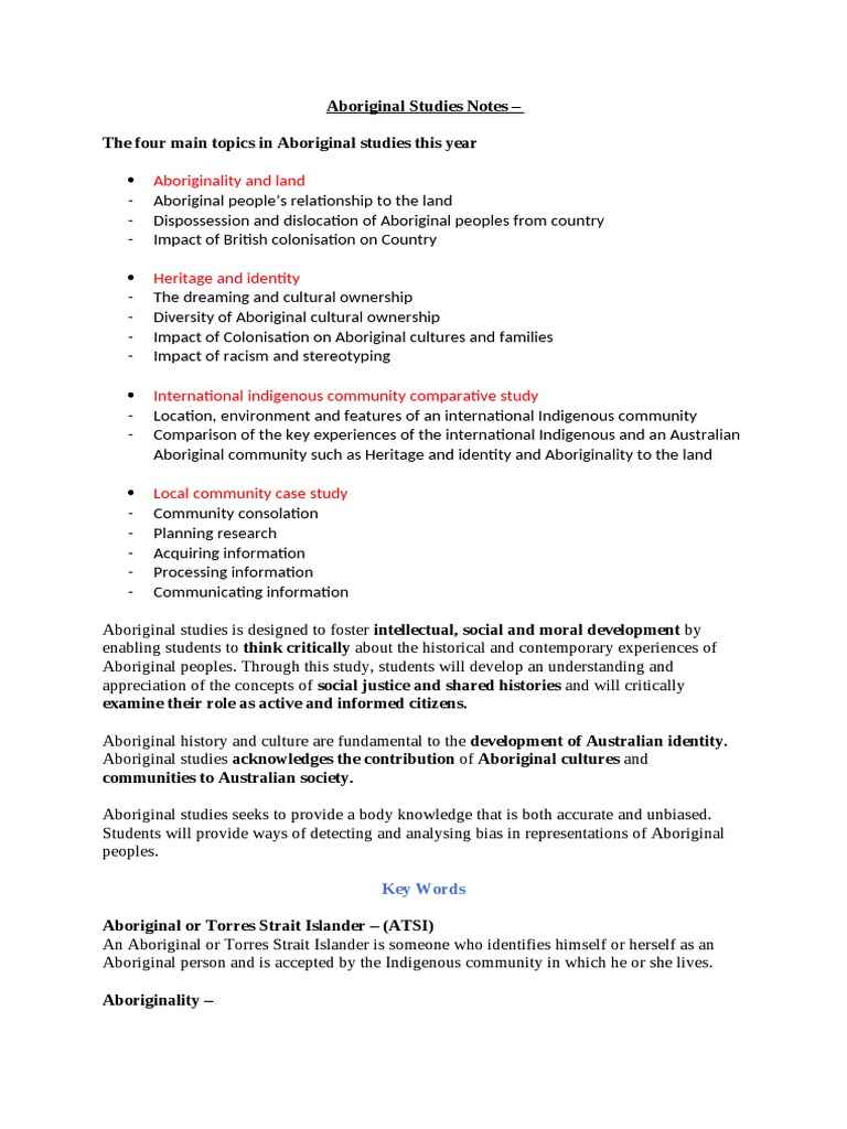 Confirmation of Aboriginality Insights | PDF | Indigenous Australians ...