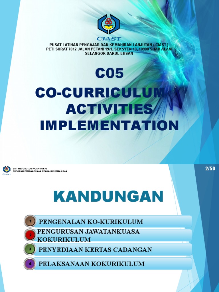 C05 Curriculum Activities Implementation | PDF