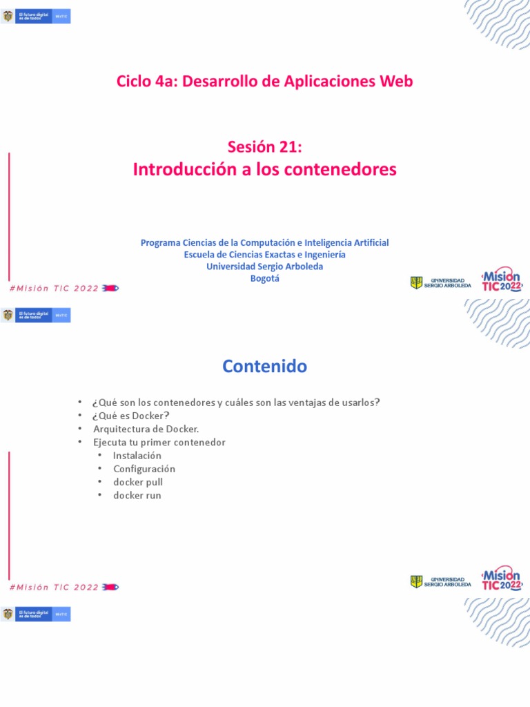 Introducción a Contenedores y Docker | PDF | Software de la aplicacion | Informática