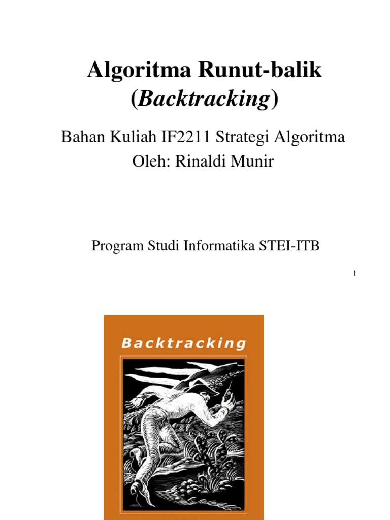 Algoritma Backtracking | PDF