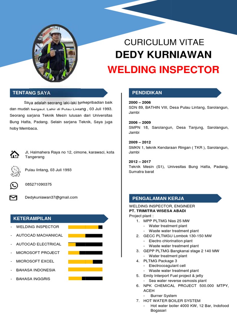 CV Dedy Kurniawan-1 | PDF