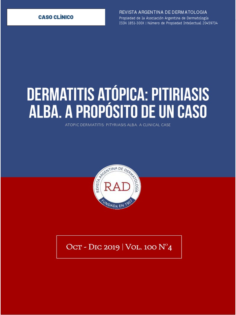 Dermatitis Atópica Pitiriasis Alba | PDF | Alergia | Enfermedades y ...