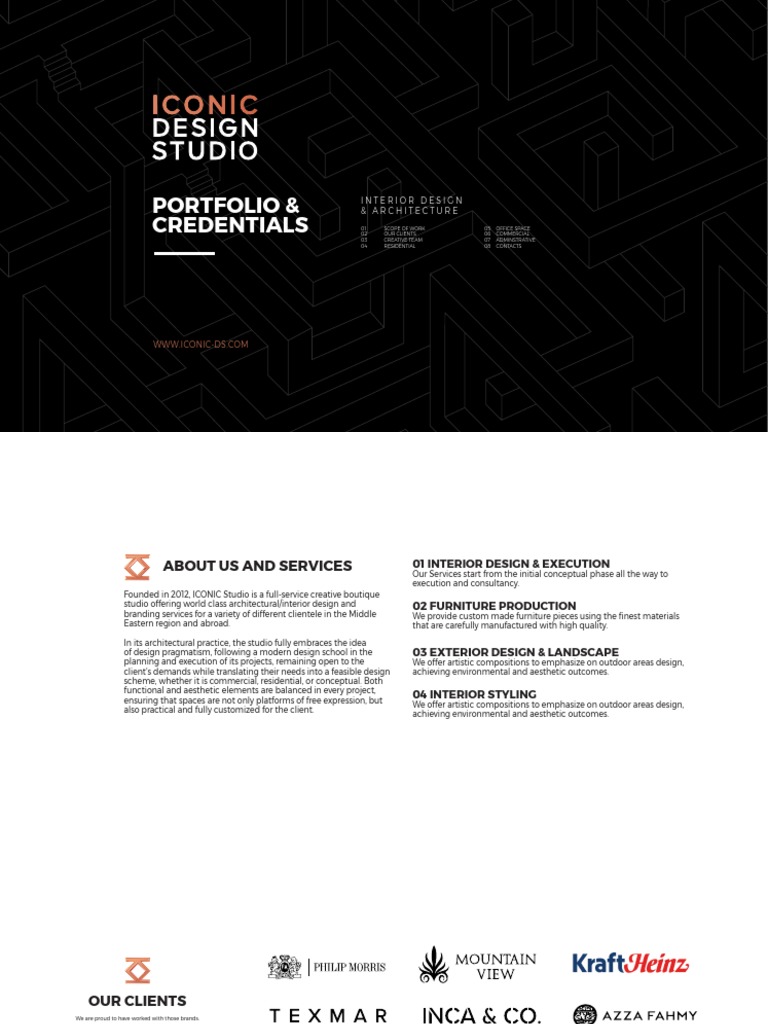 Portfolio & Credentials: Interior Design & Architecture | PDF ...