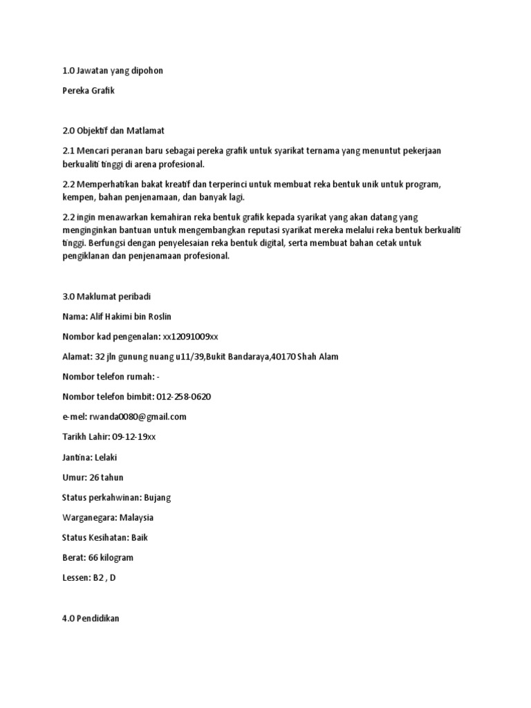 Karangan Resume | PDF