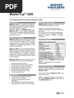 Basf Mastertop 1205 Tds PDF | PDF | Wear | Epoxy