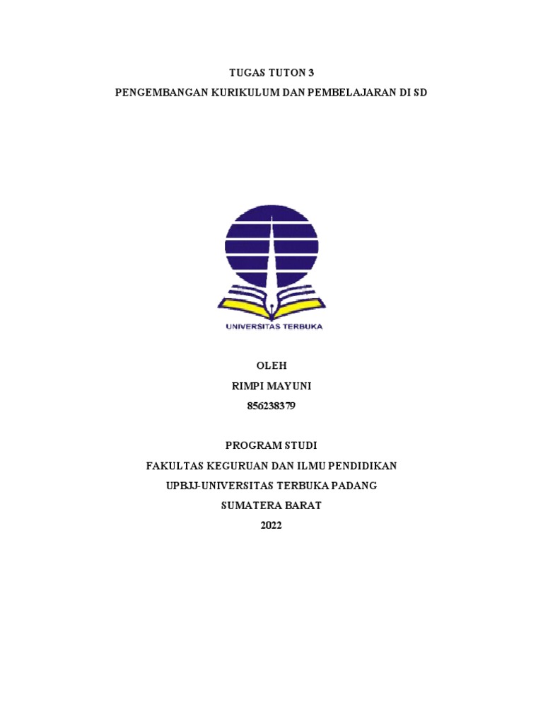 Tugas Tuton 3 Rimpi | PDF