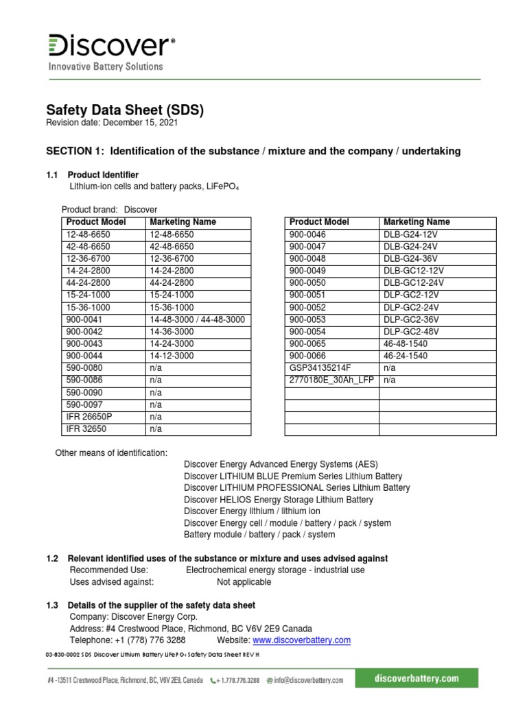 Discover Aes Msds | PDF | Dangerous Goods | Toxicity