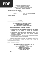 Demurrer To Evidence Sample Form | PDF | Evidence | Burden Of Proof (Law)