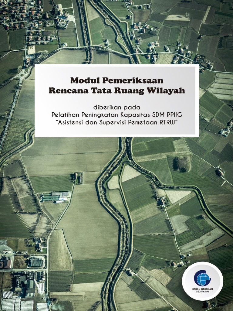 Modul Pelatihan PPIIG-Pemeriksaan Peta RTRW - Rev2 | PDF