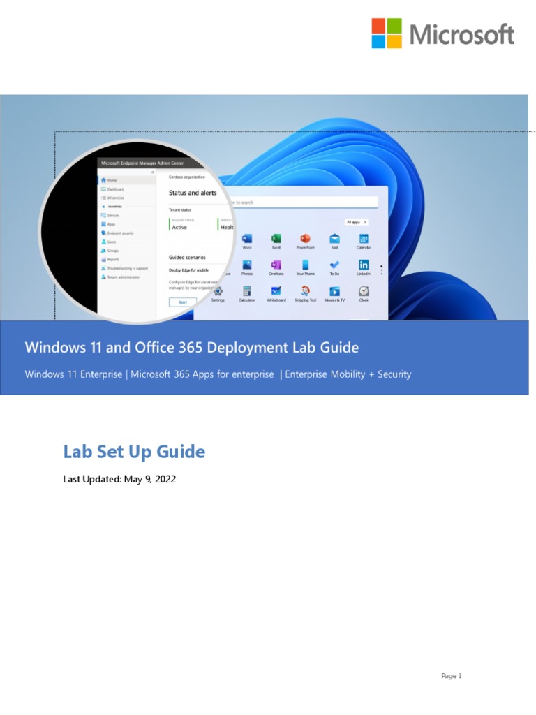 Lab Set Up Guide: Last Updated: May 9, 2022 | PDF | Hyper V | Microsoft Windows