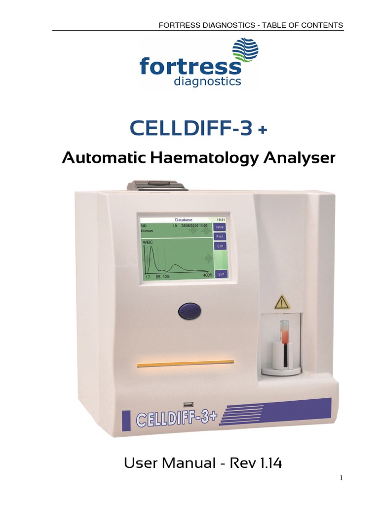 Celldiff-3 + User Manual (Fortress) | PDF | Usb