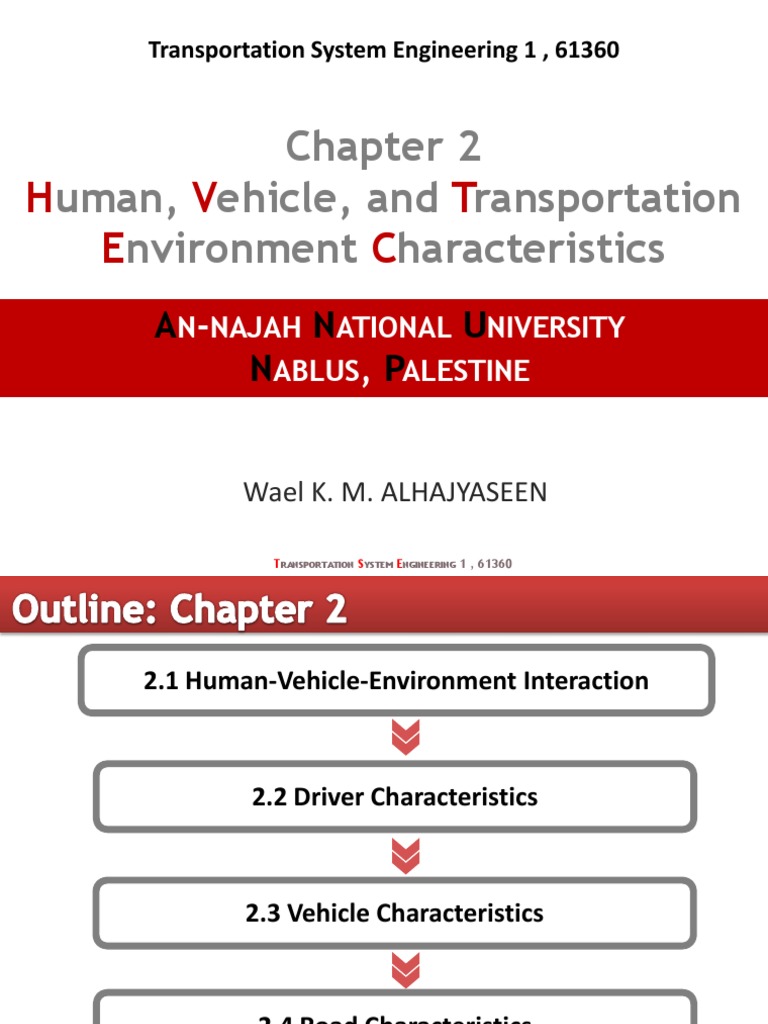 1985chapter 2 Human Vehicle and Transportation Environment ...