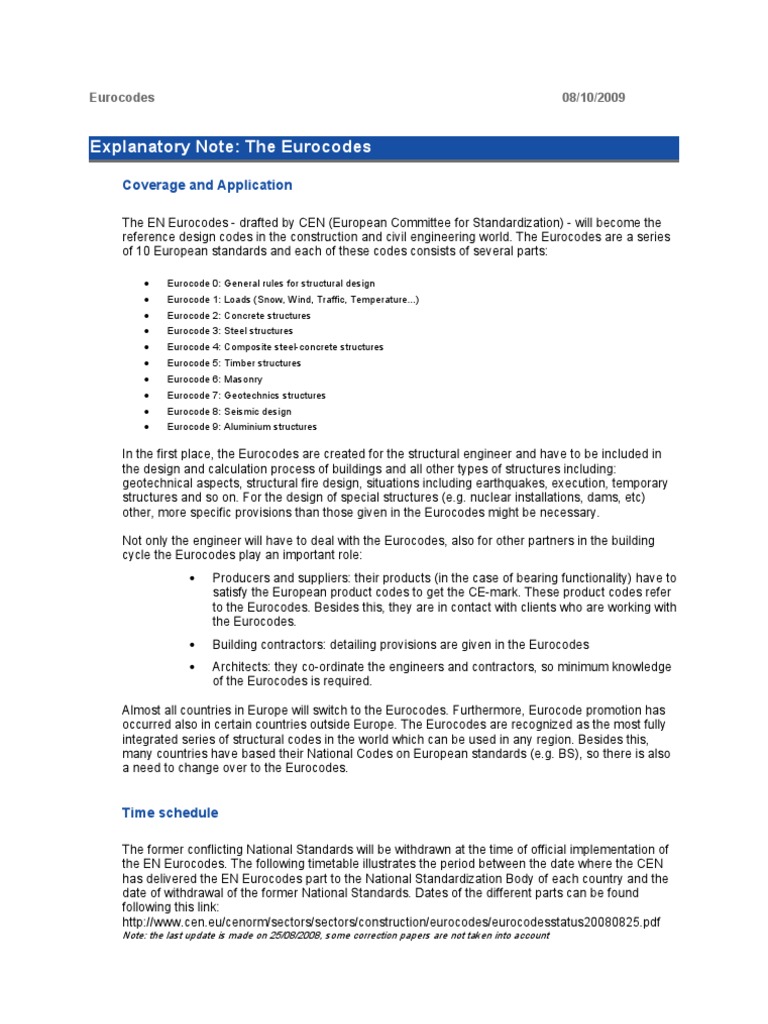 Eurocodes en | PDF | Engineering | Science