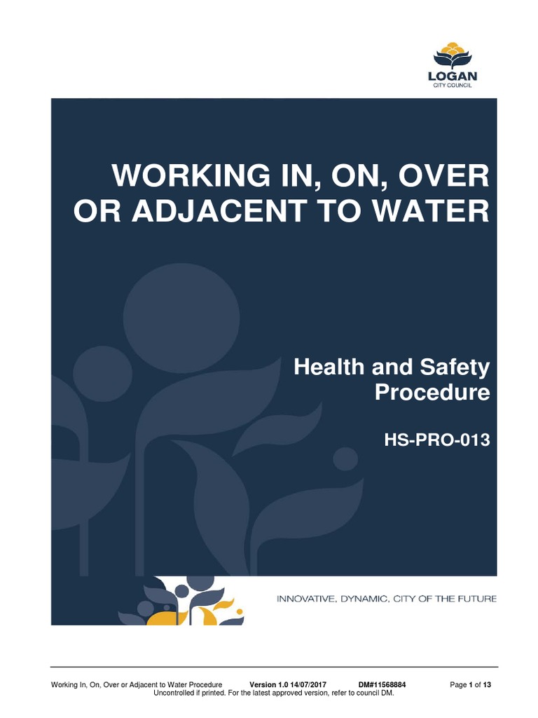 Water Safety Work Procedure Guide | PDF | Personal Protective Equipment ...