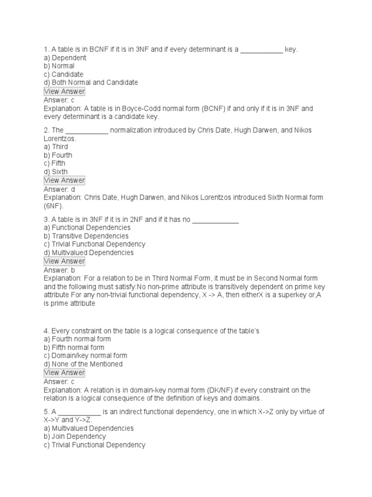 Normalization Pdf Software Design Information Science