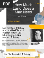 How Much Land Does A Man Need | PDF | Leo Tolstoy
