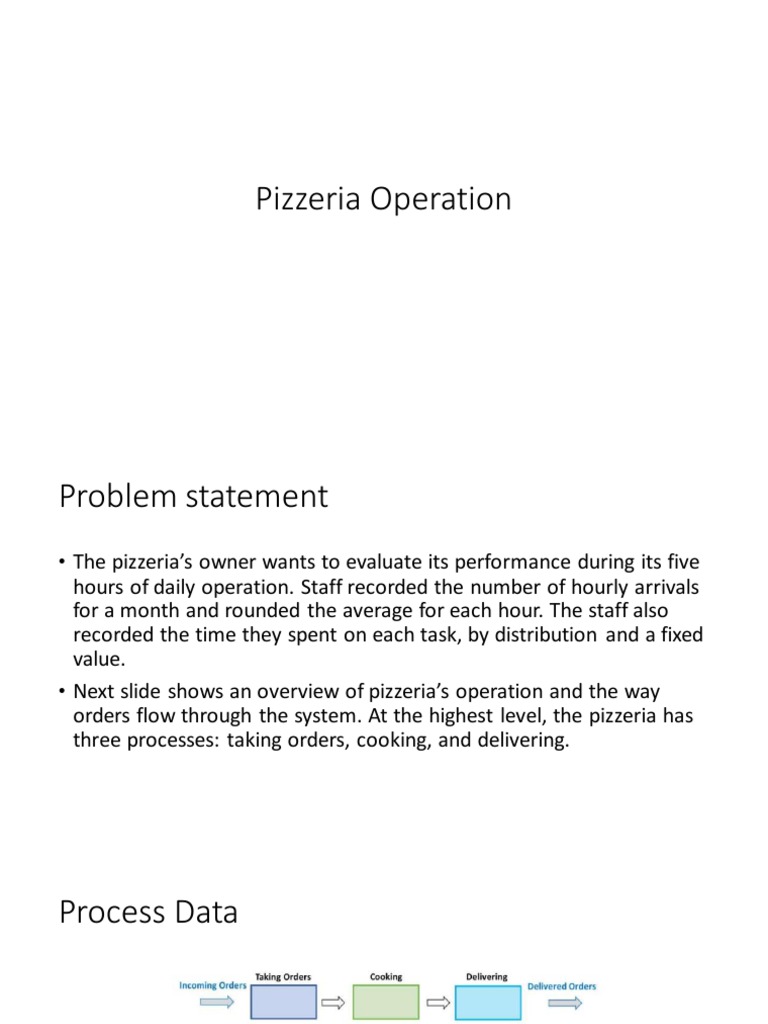 Pizzeria Performance Evaluation Analysis | PDF