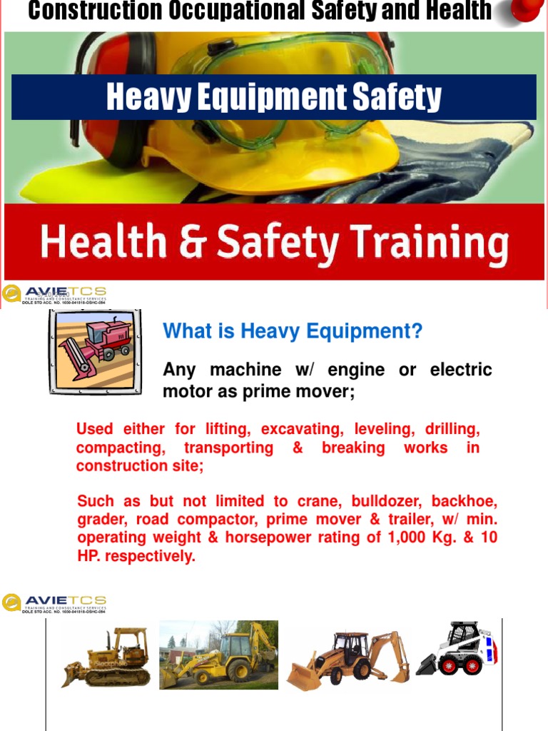 5 Heavy Equipment Safety Rev. | PDF | Crane (Machine) | Heavy Equipment