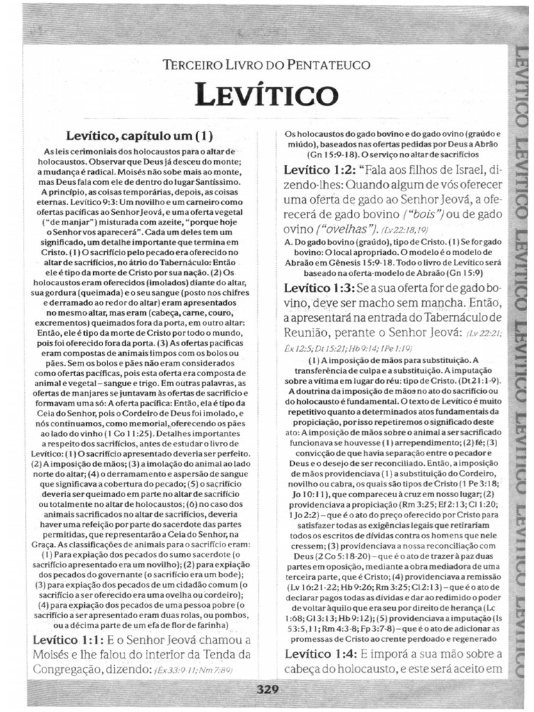 3 - Levítico Bíblia Revelada - Alfa | PDF | Eucaristia | Sacrifício