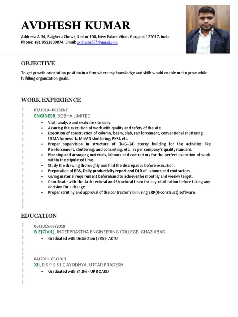 Avdhesh Kumar Resume | PDF