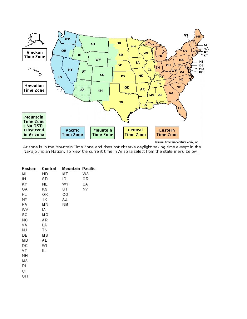 Time Zones | PDF | Sports