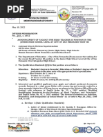 Group 6 Report DepEd Order No. 7 S. 2023 | PDF | Recruitment | Government