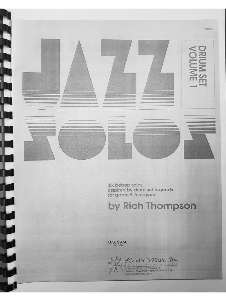 Thompson - Drum Solo | PDF