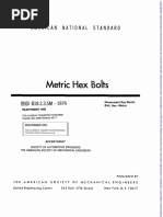 Dimensions Across Flats and Heights of Hex Nuts According To ISO 4032 | PDF | Screw | Metalworking