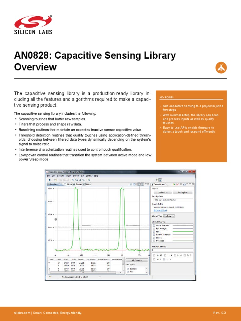 AN0828: Capacitive Sensing Library | PDF | Library (Computing) | Subroutine