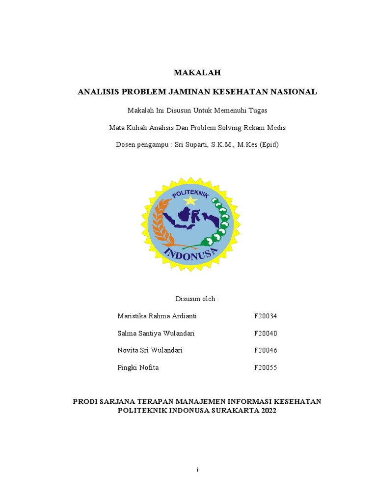 Analisis Problem JKN di Indonesia | PDF | Bisnis