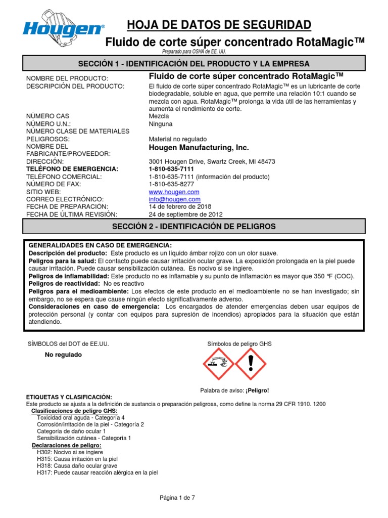 RotaMagic-SDS LAS | PDF | Administración de Seguridad y Salud ...
