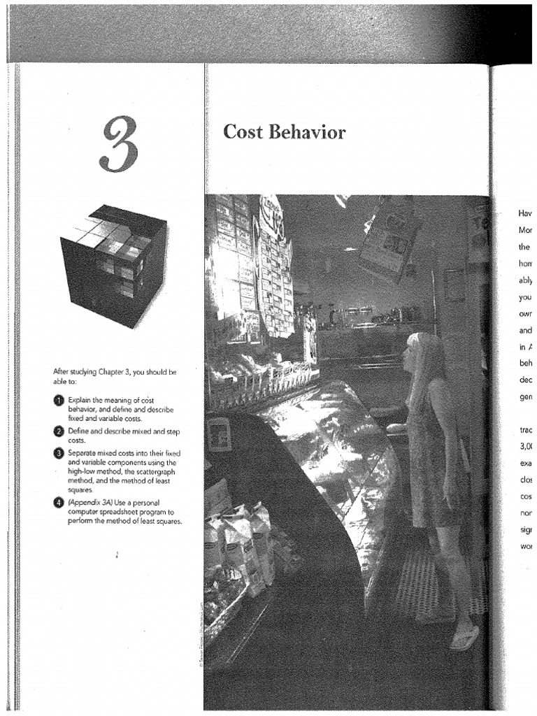 Textbook Cost Behavior | PDF