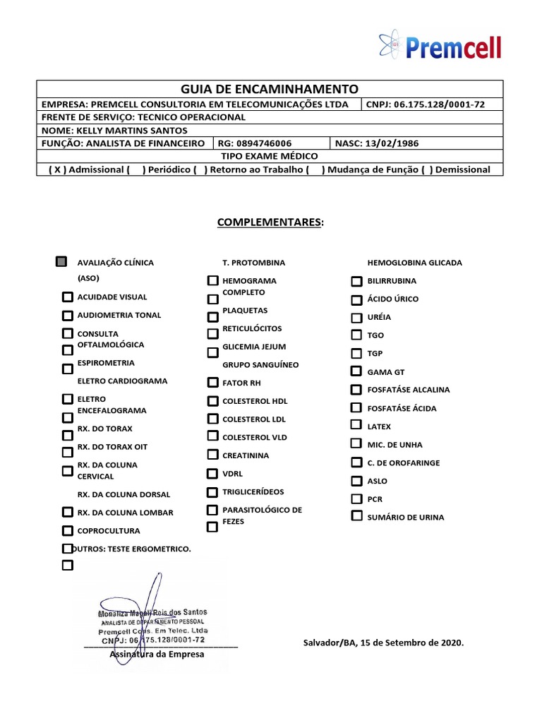 Guia de encaminhamento para exames médicos | PDF | Medicina Clínica | Distúrbios metabólicos