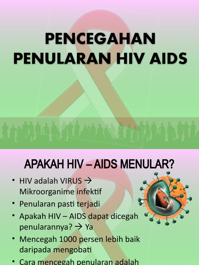 Pencegahan Penularan Hiv Aids | PDF | Pengembangan Diri | Kesehatan Holistik