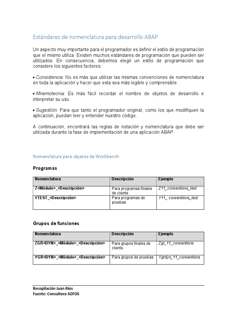 3 1 Nomenclatura De Programación V1 Pdf Programación De