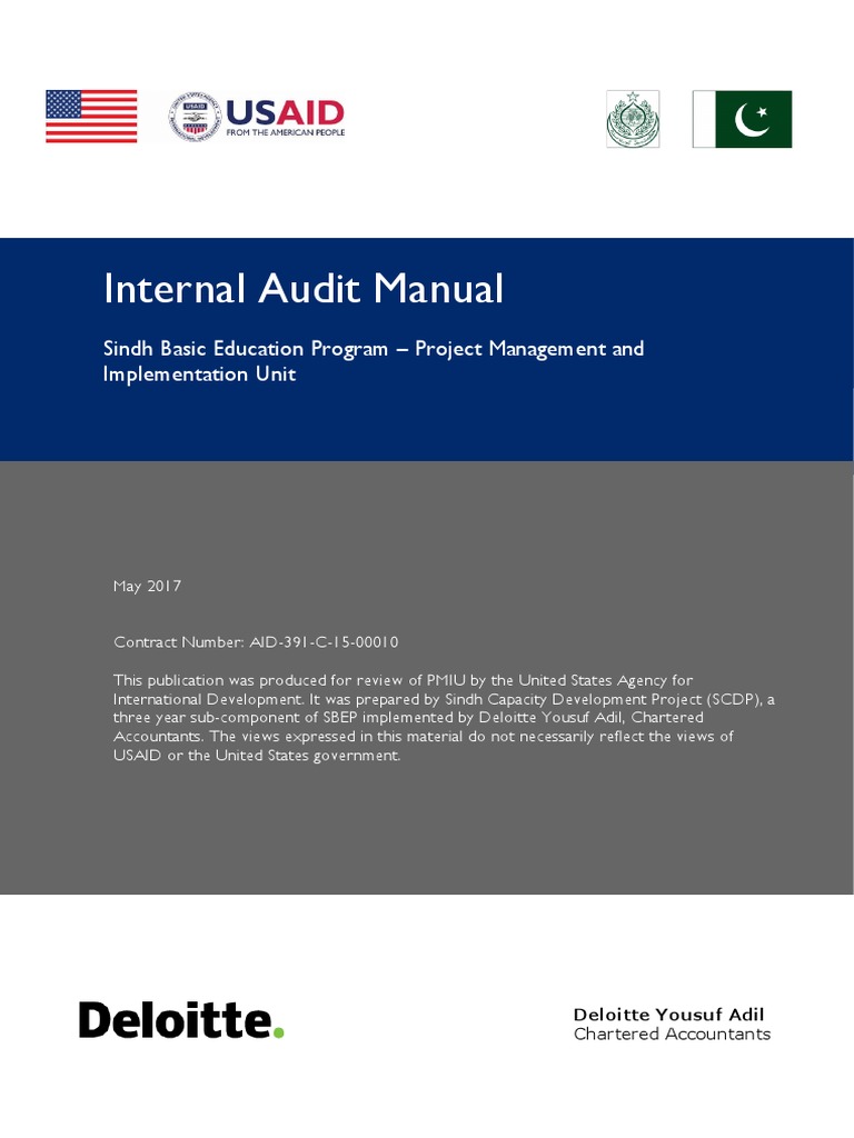 Sample of Internal Audit Manual Template | Download Free PDF | Audit ...