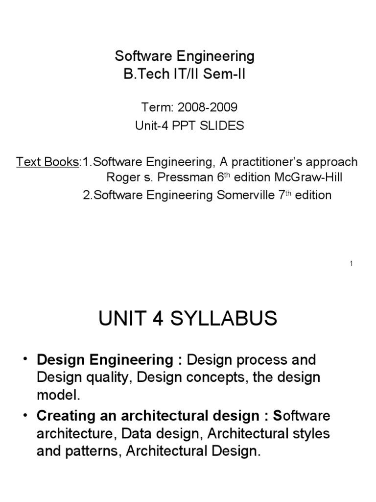 Unit 4 | PDF | Component Based Software Engineering | Abstraction (Computer Science)