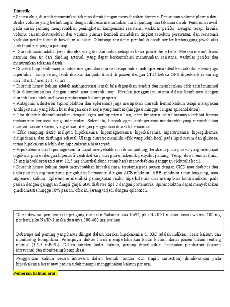 Diuretik | PDF