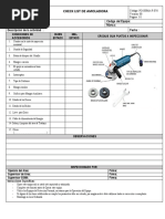 Check List Cortadora | PDF