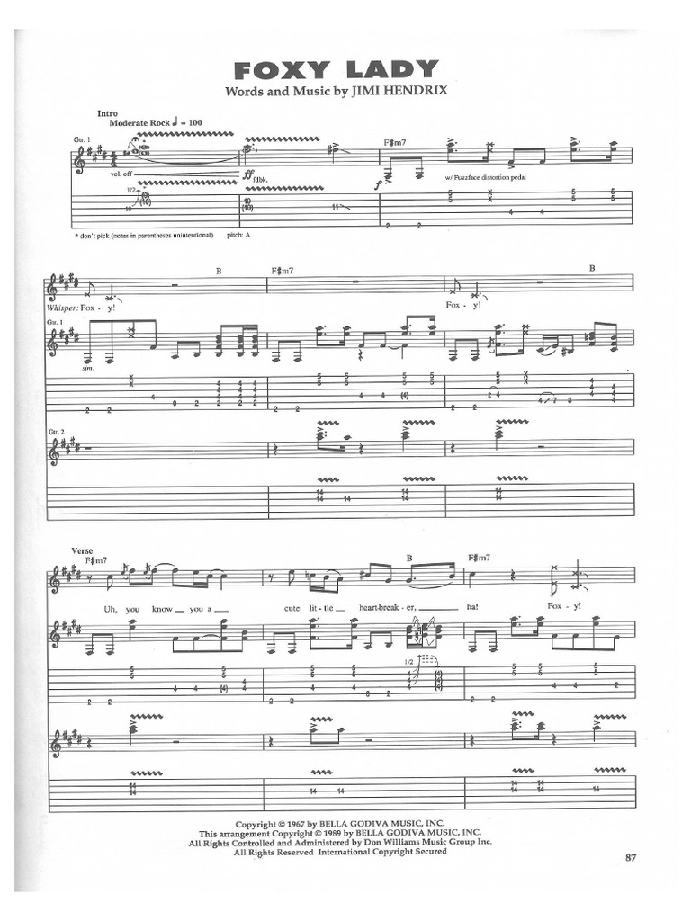 Foxy Lady | PDF