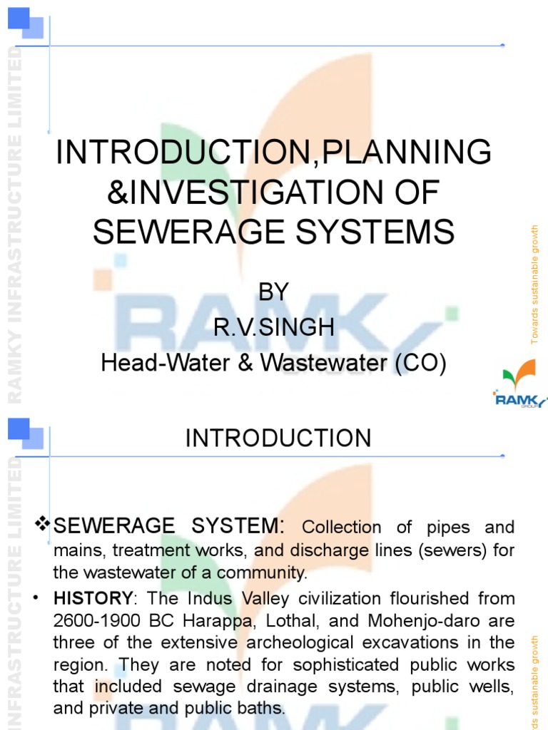 Sewrage System | PDF | Sewage Treatment | Sanitary Sewer