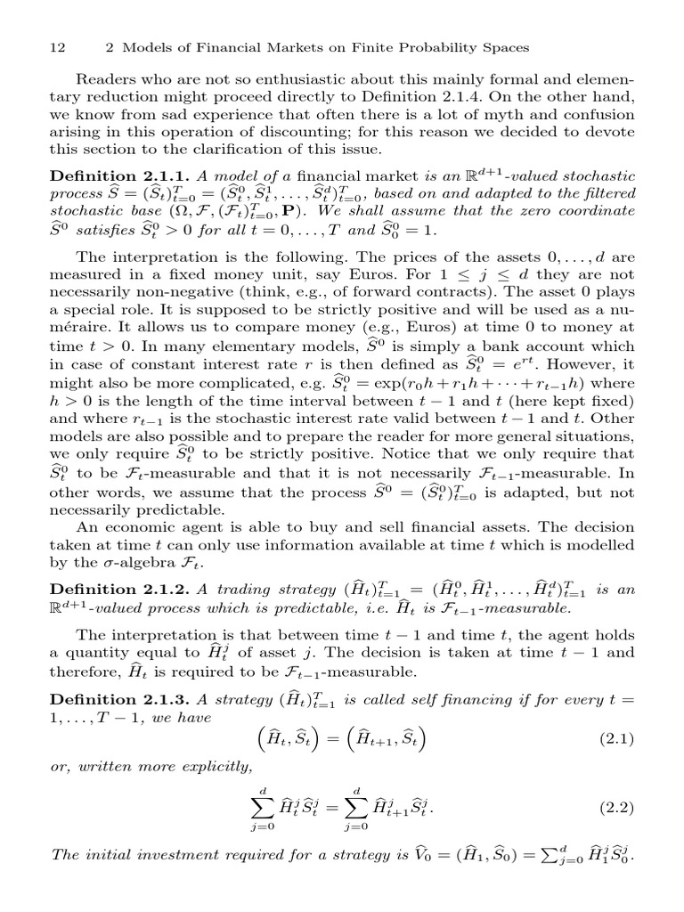 The Mathematics of Arbitrage 26 | PDF | Economies | Economics
