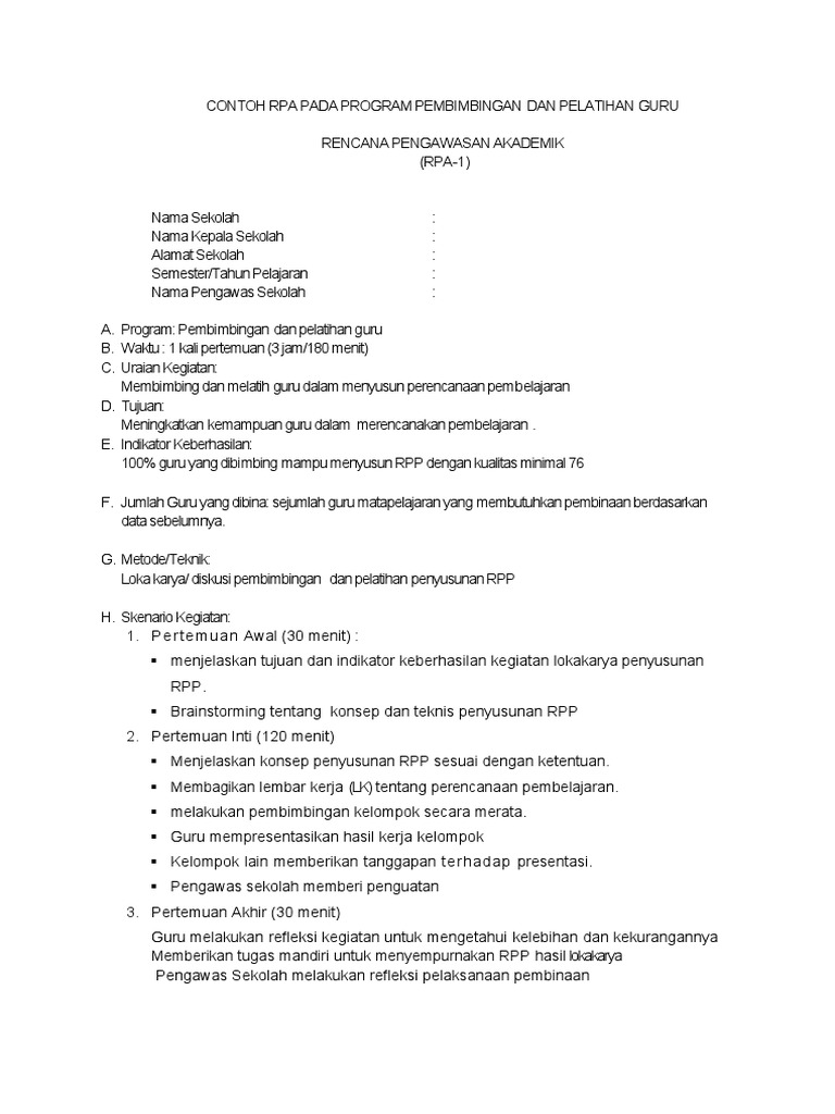 12 B7.2d. (4) Contoh RPA | PDF