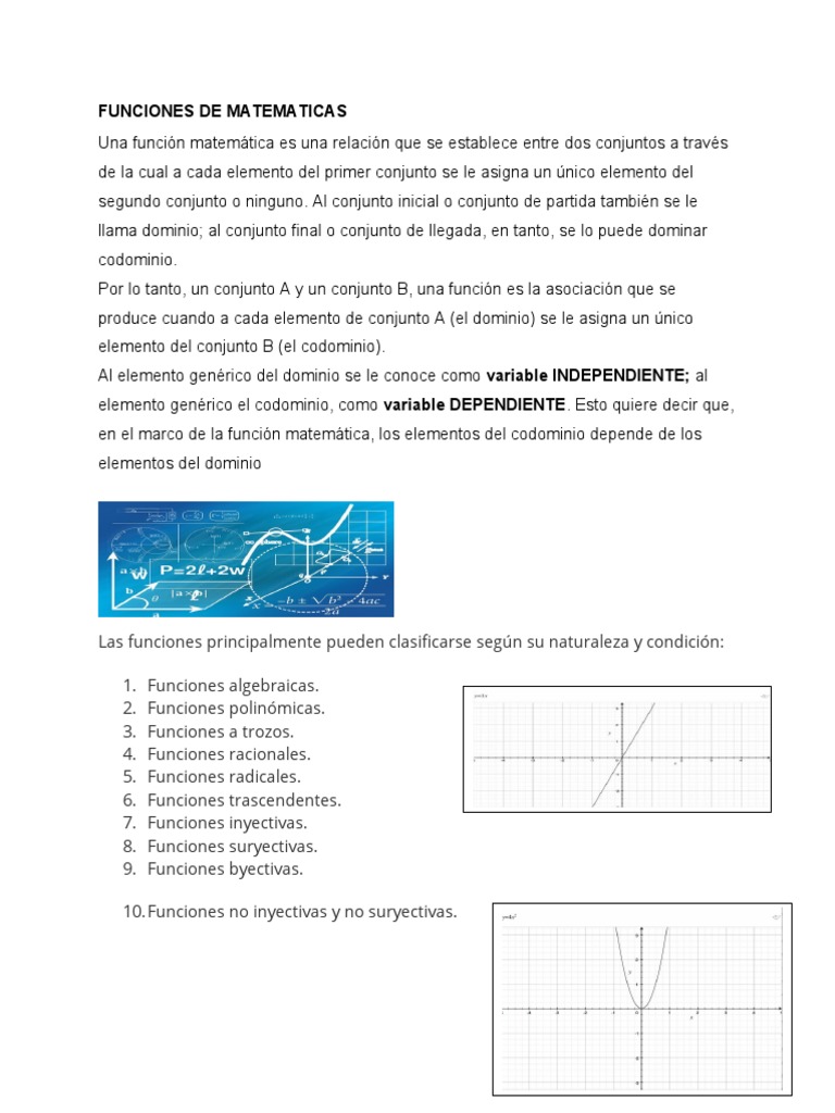 Fase 1 Actividad Integradora Matematicas | PDF | Función (Matemáticas) | Números