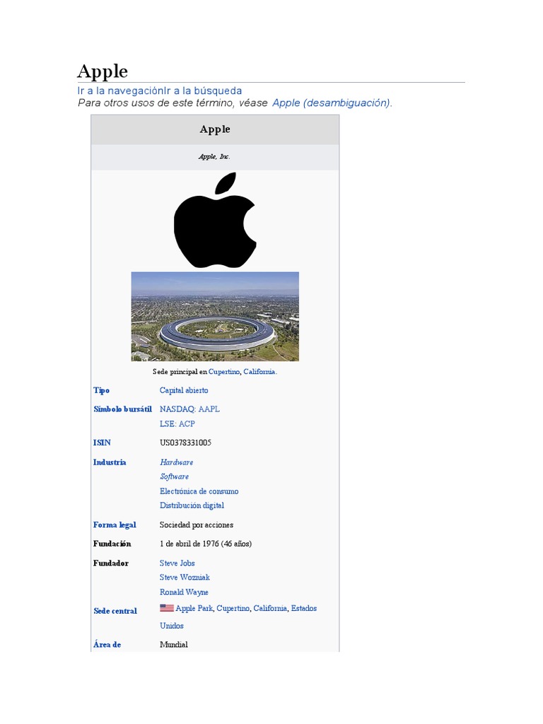 Apple | PDF | Apple Inc. | Informática