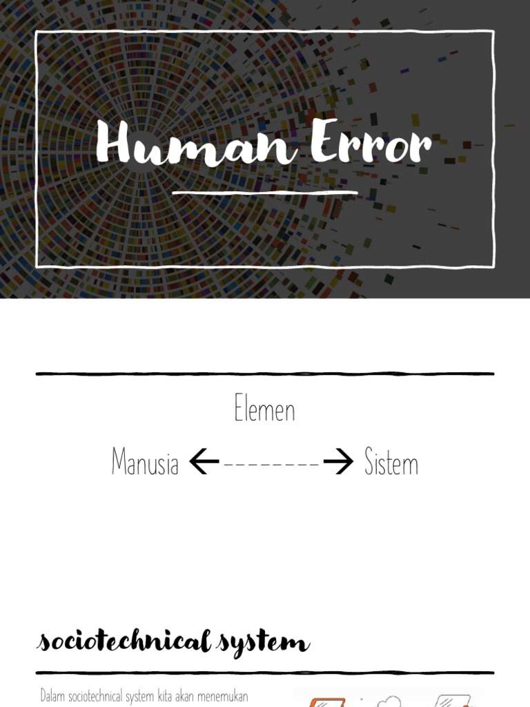 Human Error | PDF